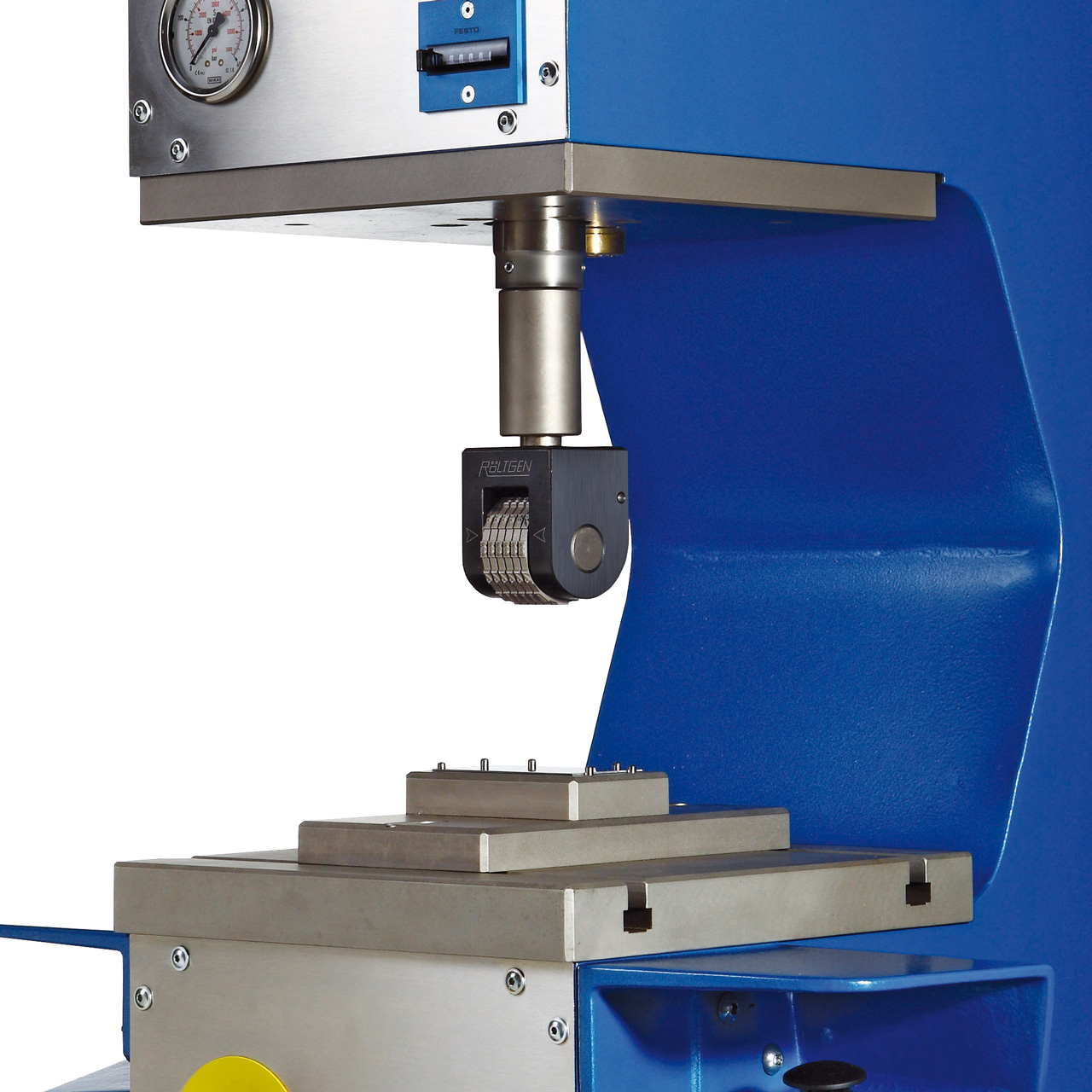Pneumo-hydraulische Prägepresse - RÖLTGEN MARKING SYSTEMS